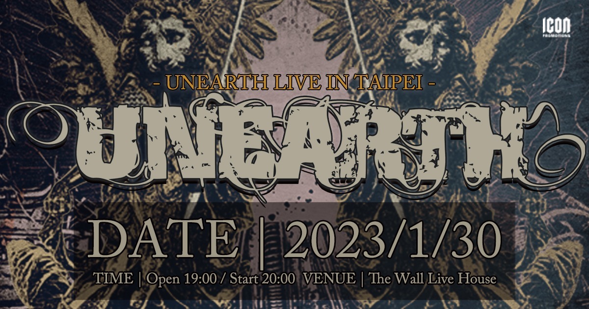 Unearth Live in Taipei