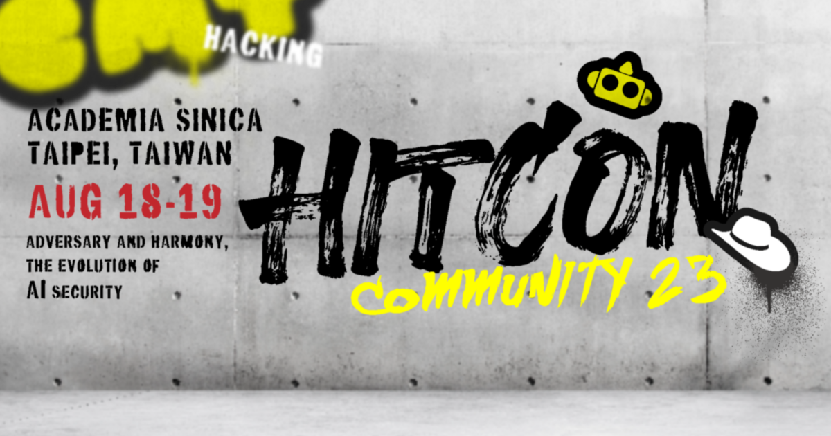 HITCON CMT 2023 台灣駭客年會
