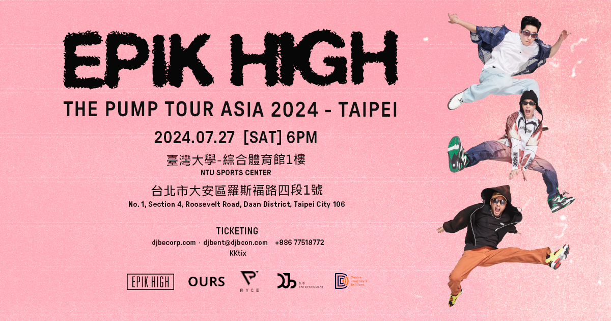 EPIK HIGH The Pump Tour Asia 2024 - Taipei