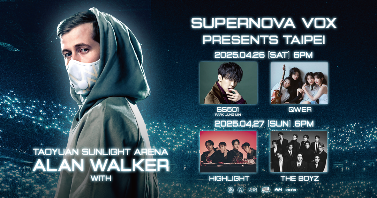 SUPERNOVA VOX PRESENTS ALAN WALKER with K-POP IN TAIPEI