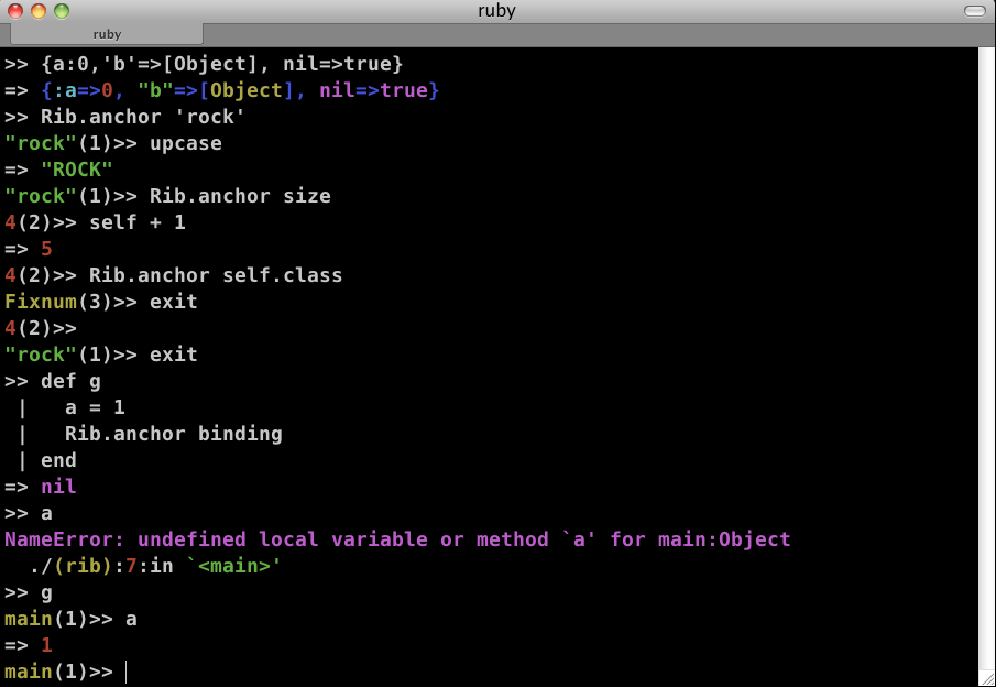 Taipei.rb 201704：Rib -- Yet another interactive Ruby shell