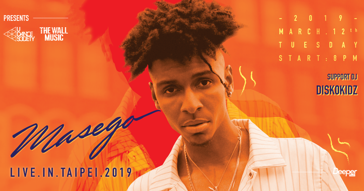 MASEGO ASIA TOUR LIVE IN TAIPEI 2019